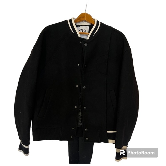 Zara | Jackets & Coats | Zara Man Jacket Blue Long Sleeve Full Zip ...